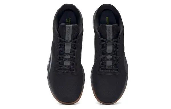 REEBOK Athletic Low Top Sneakers - Black/gray