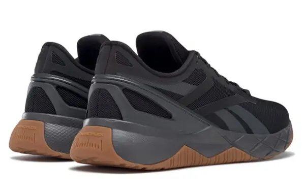 REEBOK Athletic Low Top Sneakers - Black/gray