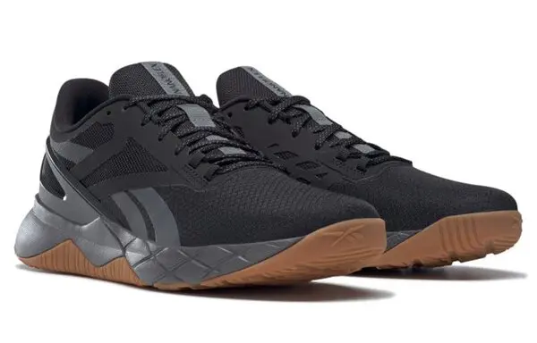 REEBOK Athletic Low Top Sneakers - Black/gray