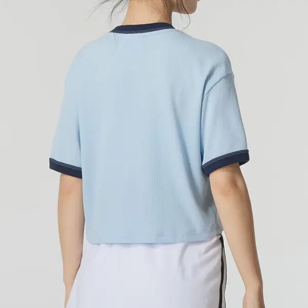 Adidas Originals V-neck Cropped T-shirt