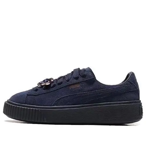 PUMA Suede Platform Gem Sneakers - Blue