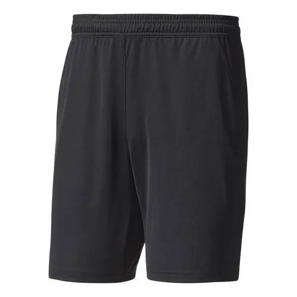 Adidas Solid Color Elastic Waistband Casual Shorts - Multi-color