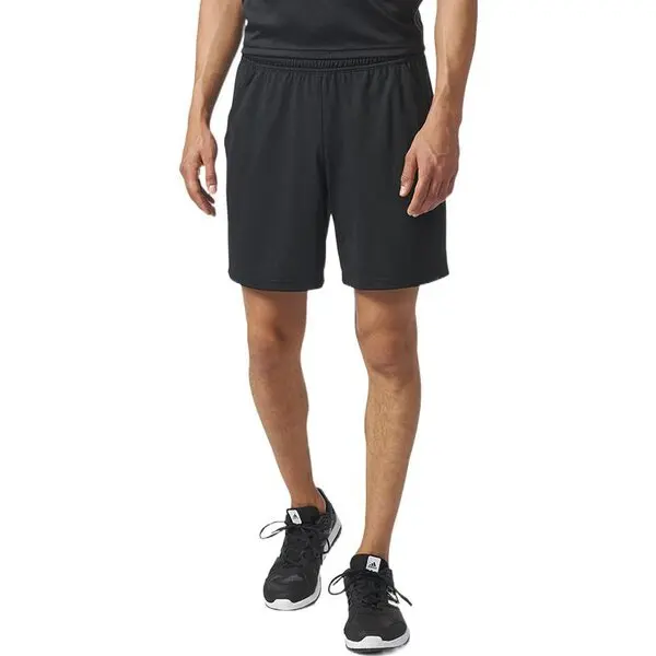 Adidas Solid Color Elastic Waistband Casual Shorts
