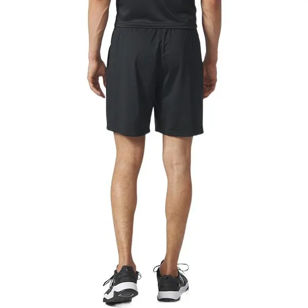 Adidas Solid Color Elastic Waistband Casual Shorts