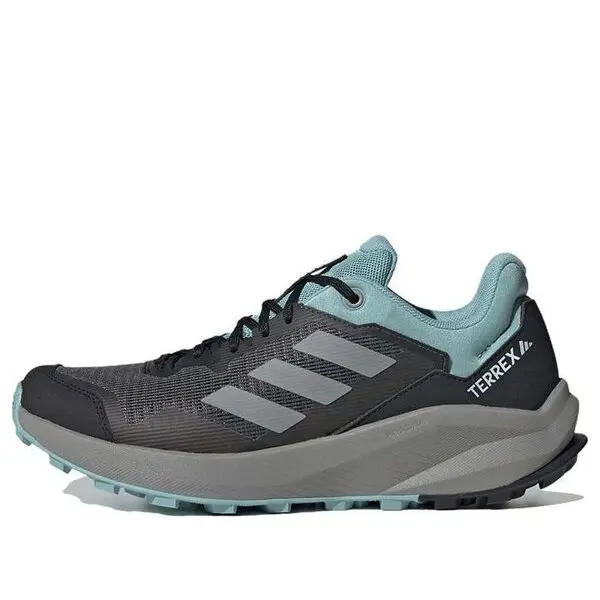 Adidas Trail Rider Athletic Sneakers - Black/grey/aqua
