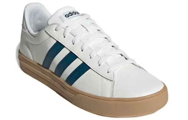 Adidas Neo Daily 2.0 Low Top Sneakers - White/brown/blue