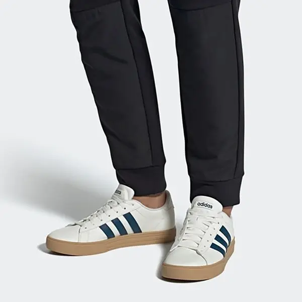 Adidas Neo Daily 2.0 Low Top Sneakers - White/brown/blue