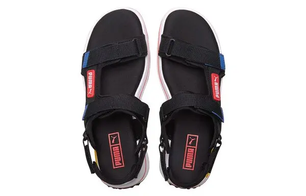 PUMA Future Rider Sandal - Black/blue