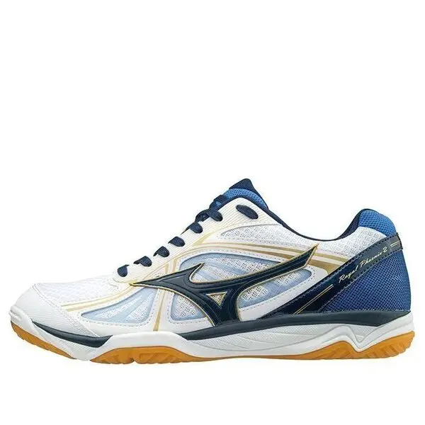 Mizuno Wave Rider 25 Wide Athletic Shoes - White/blue