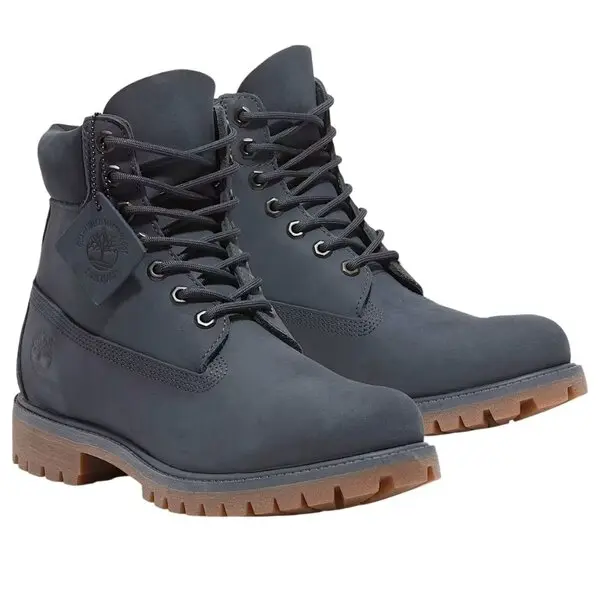 Timberland 6 Inch Premium Waterproof Lace-up Boots - Dark Blue