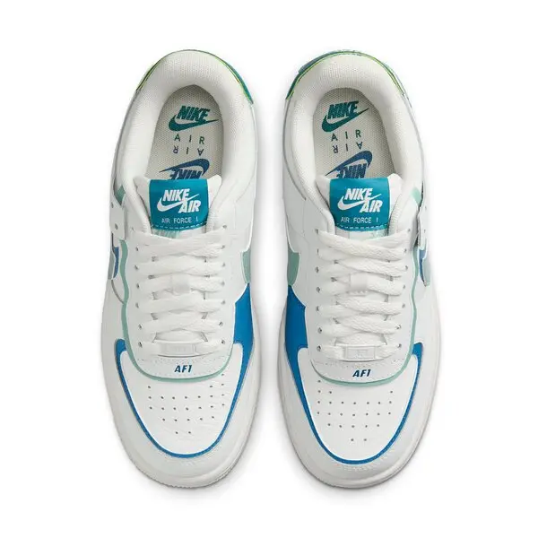 Nike Force 1 Low Shadow Sneakers - White/blue/whisper
