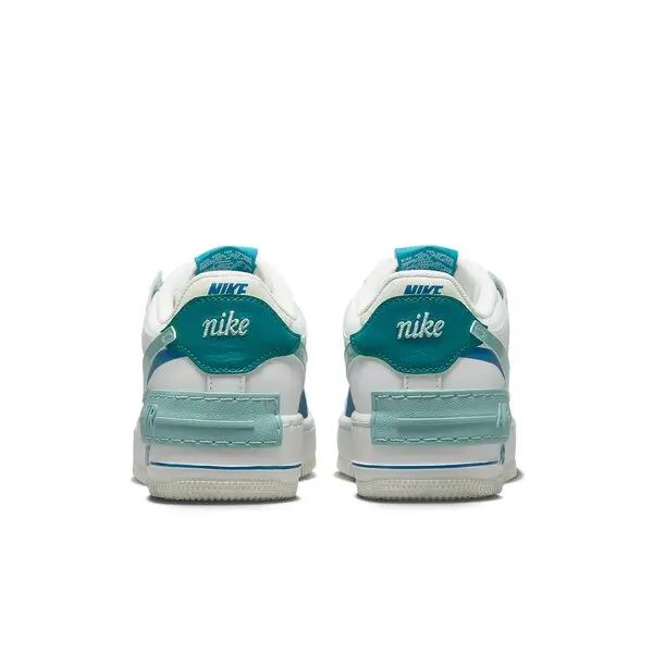 Nike Force 1 Low Shadow Sneakers - White/blue/whisper