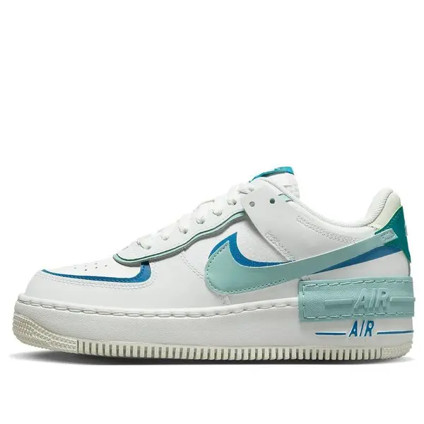 Nike Force 1 Low Shadow Sneakers - White/blue/whisper