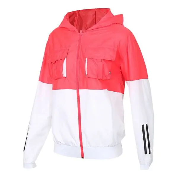 Adidas Neo Cs Windbreaker Jacket - Pinkred