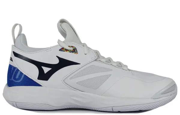 Mizuno Wave Momentum 2 Athletic Shoe - White/black/blue