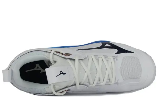 Mizuno Wave Momentum 2 Athletic Shoe - White/black/blue