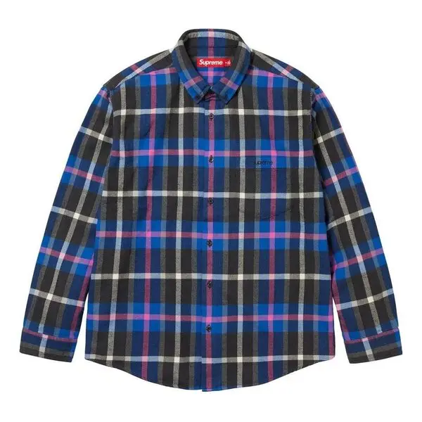 Supreme Fw23 Week4 Plaid Flabbel Shirt