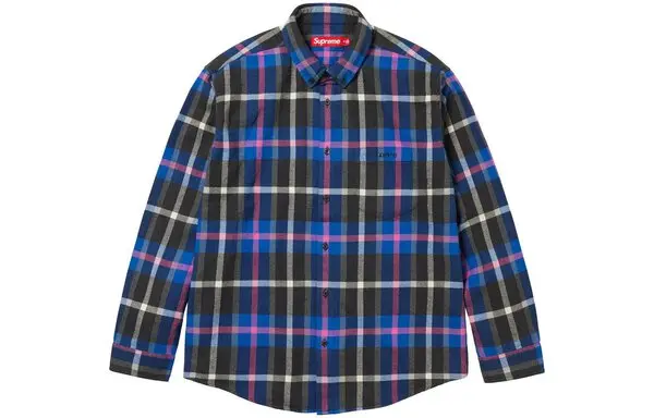 Supreme Fw23 Week4 Plaid Flabbel Shirt