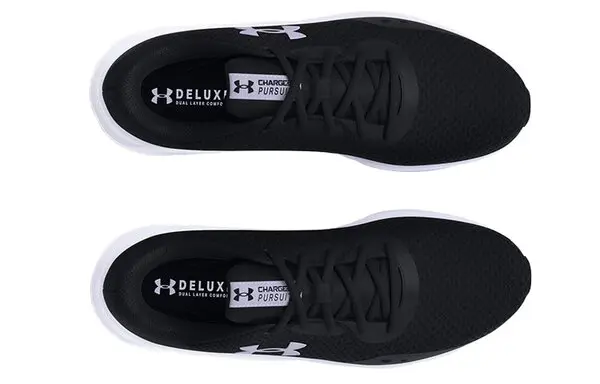 Under Armour Charged Pursuit 3 Athletic Sneakers - Black/white