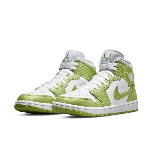 JORDAN Air 1 Mid Se 'green Python