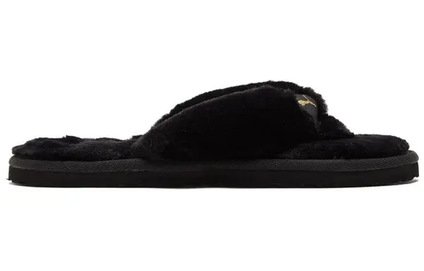 PUMA Fluff Flip Slide - Black