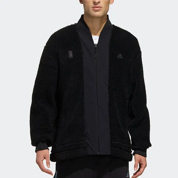 Adidas Splicing Polar Fleece Zip-up Jacket
