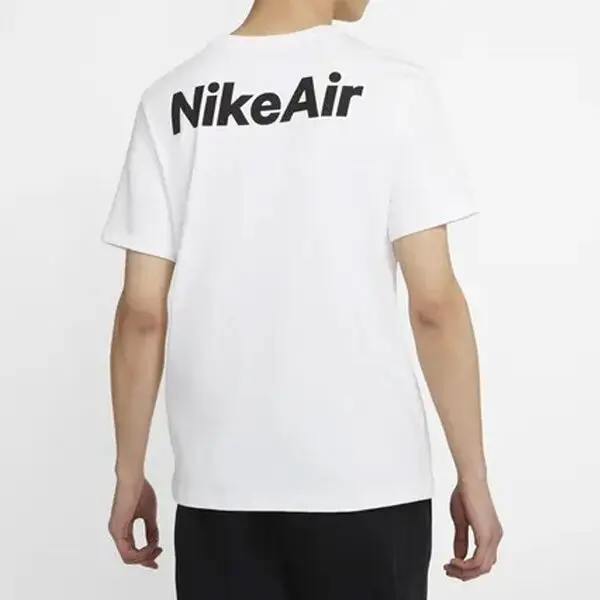 Nike Pocket Air Logo Solid Color Short Sleeve T-shirt - White
