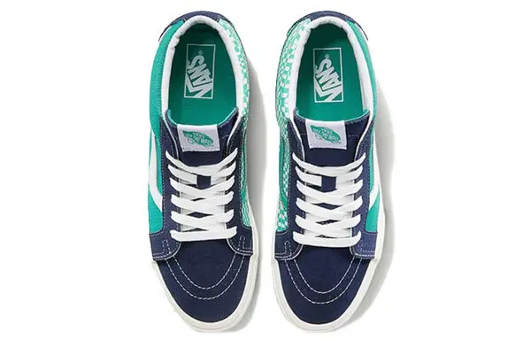 VANS Sk8-mid Reissue Sneakers - Blue/green