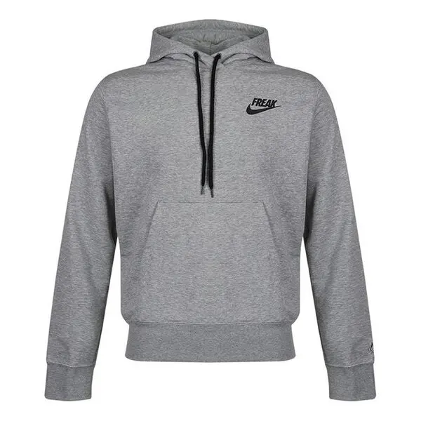 Nike Giannis Freak Swoosh Hoodie - Grey