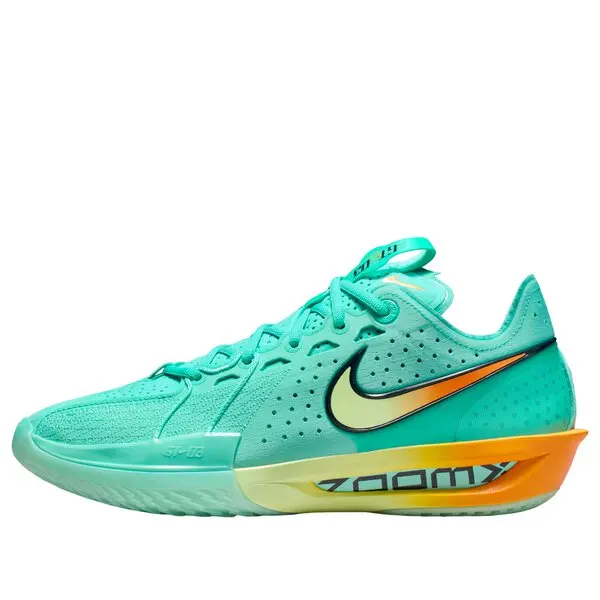 Nike Zoom Gt Cut 3 Ep Dv2918-301 Athletic Sneakers - Bleached Turquoise/barely/volt