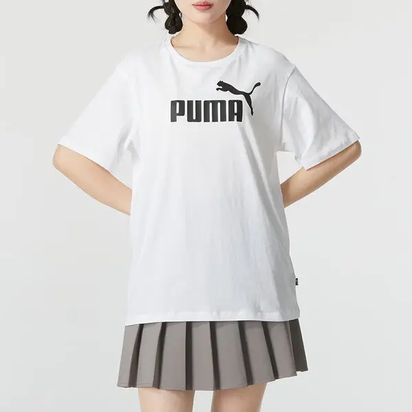 PUMA Logo Graphic T-shirt - White/black