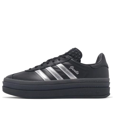 Adidas Gazelle Bold Platform Sneakers - Black/silver
