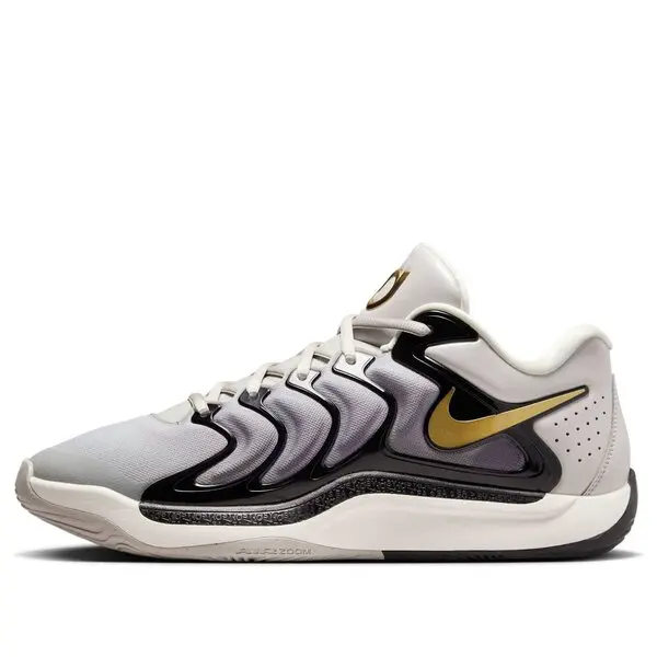 Nike Kd "light Iron Ore" Athletic Sneakers - Light Iron Ore/metallic Gold
