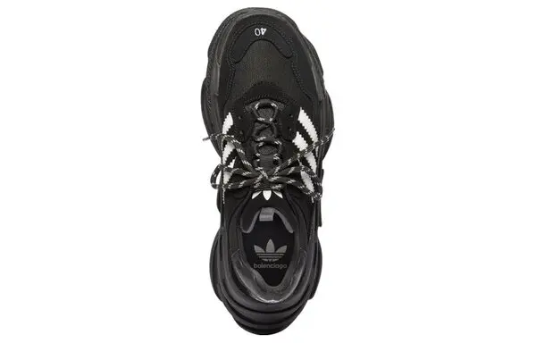 Balenciaga Adidas X Triple S Sneaker - Black/white