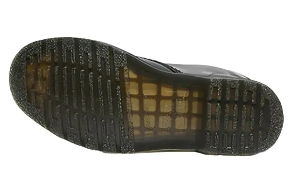 Dr. Martens 1460 Contrast Hardware Lace Up Leather Boots - Black
