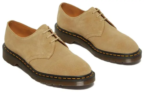 Dr. Martens 1461 Made In England Oxford Shoes - Cream/beige