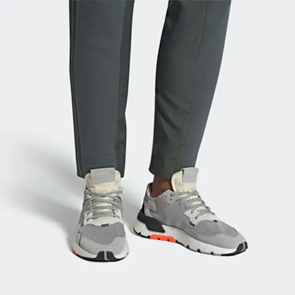Adidas Nite Jogger Sneakers - Grey/orange