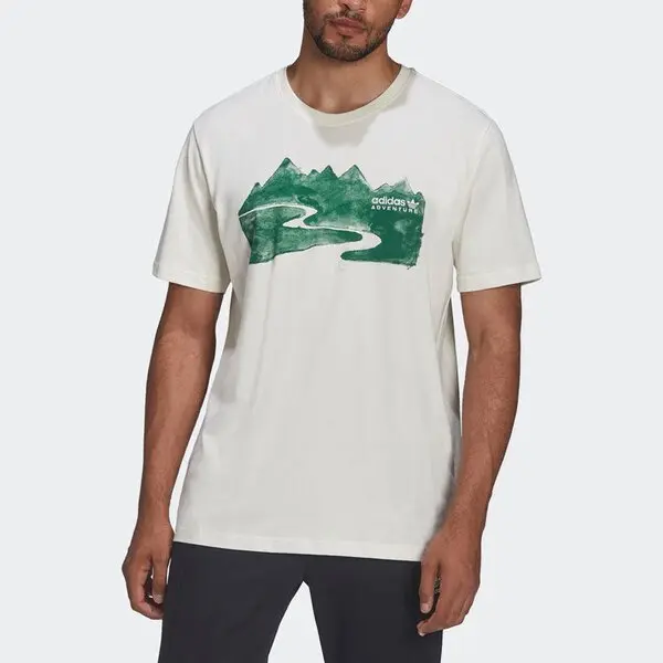 Adidas Landscape Print Short Sleeve T-shirt