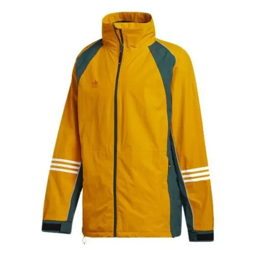 Adidas Originals Colorblocked Zip-up Track Jacket - Yellow