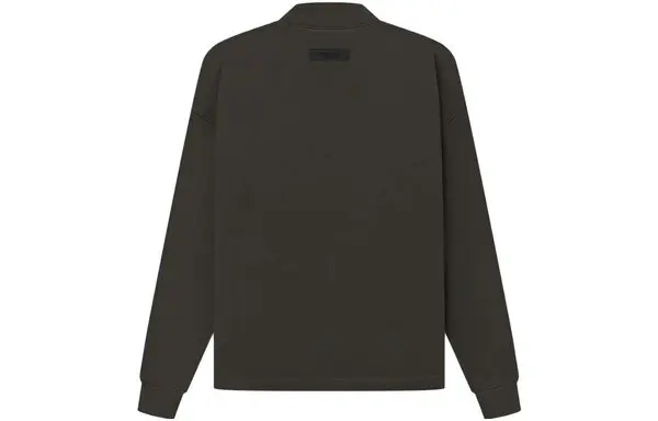 Fear Of God Ss23 Relaxed Crewneck Logo Sweater 'off-black - Black/grey
