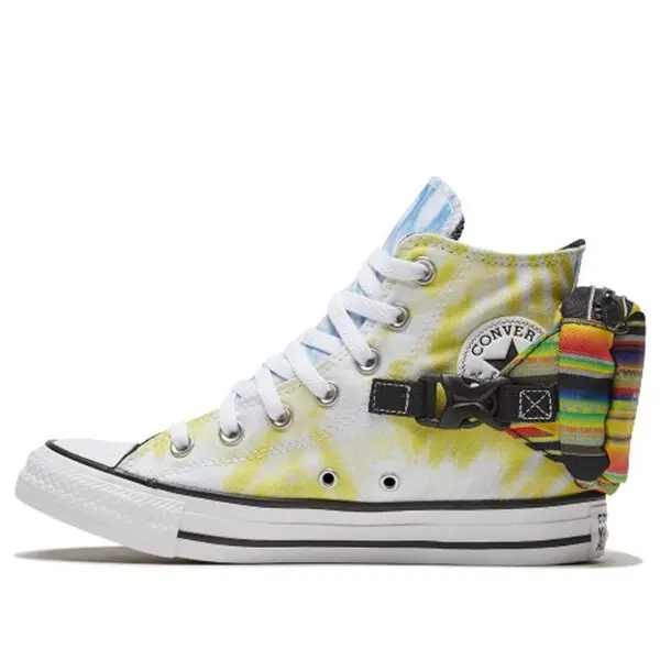 CONVERSE Chuck Taylor All Star High 'buckle Up Rainbow Tie-dye - Multi-color