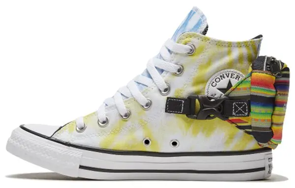 CONVERSE Chuck Taylor All Star High 'buckle Up Rainbow Tie-dye - Multi-color