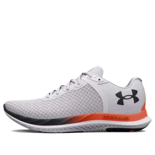 Under Armour Charged Breeze Athletic Sneakers - White/orange/black
