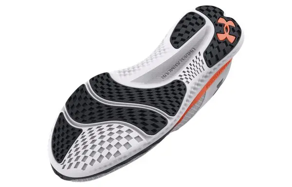 Under Armour Charged Breeze Athletic Sneakers - White/orange/black