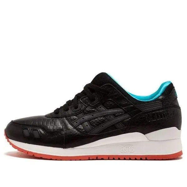 Asics Gel Lyte 3 "miami Vice" Sneakers - Black/red