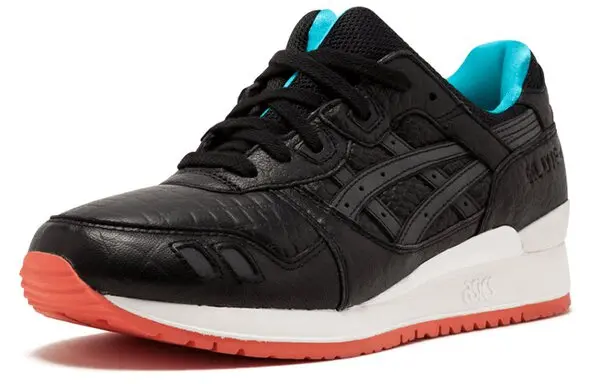 Asics Gel Lyte 3 "miami Vice" Sneakers - Black/red