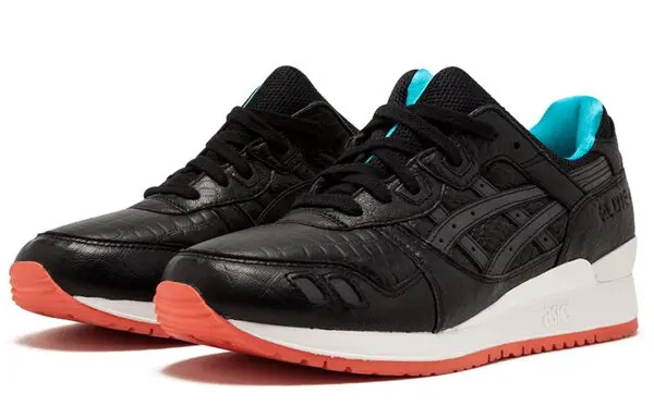 Asics Gel Lyte 3 "miami Vice" Sneakers - Black/red
