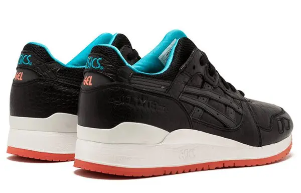 Asics Gel Lyte 3 "miami Vice" Sneakers - Black/red