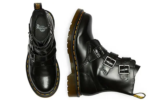Dr. Martens Blake High Top Buckled Boots
