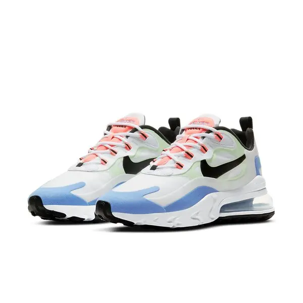 Nike Max 270 React Athletic Sneakers - White/blue/pink
